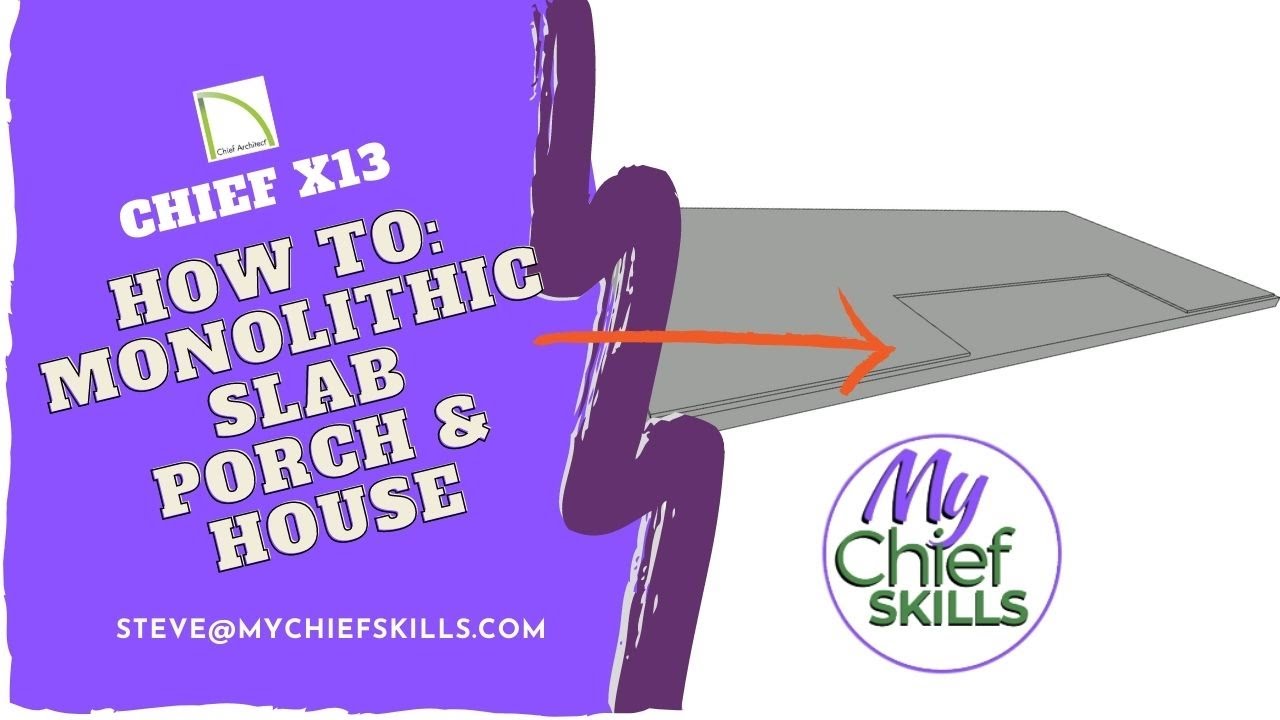How to create a mono slab with a mono porch using mostly the automated ...