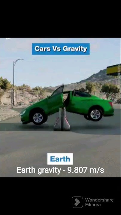 cars Vs Gravity. Impact of Gravitational force on objects. #gravity # ...