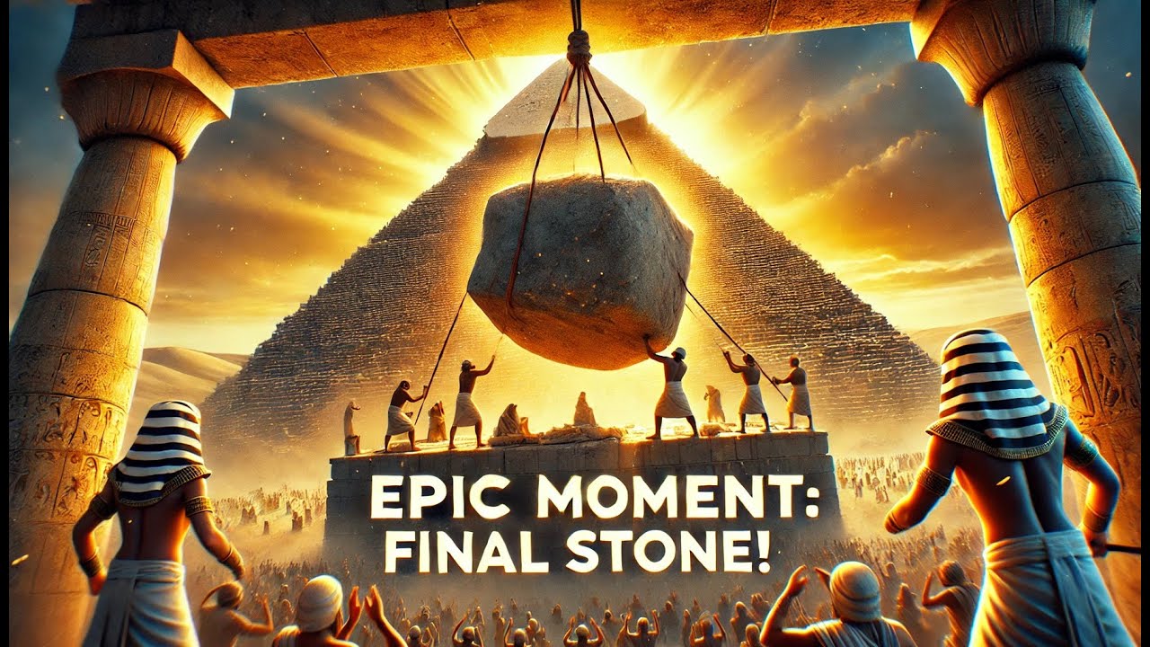 Epic Moment: Final Stone on the Great Pyramid - YouTube