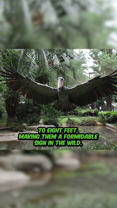 Prehistoric looking bird - SHOEBILL STORK - YouTube