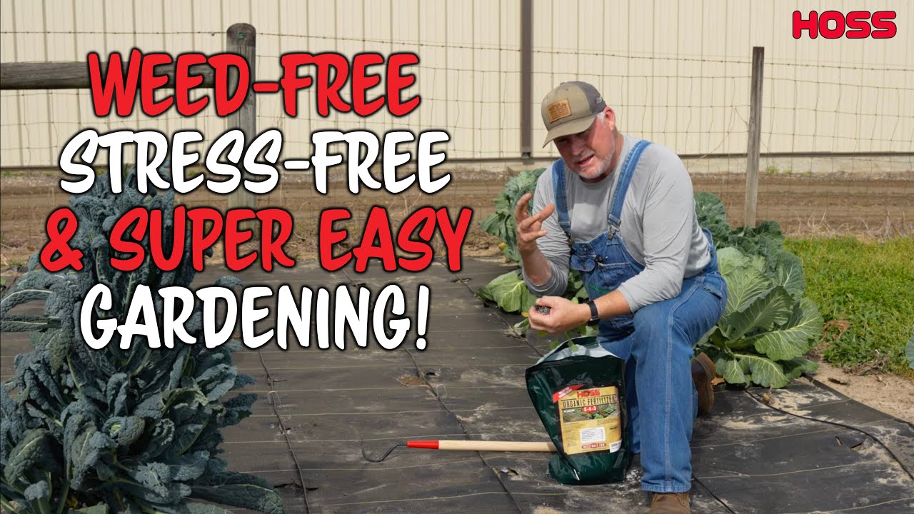 The EASIEST Way to Create A Weed Free Garden With A Small Space - YouTube