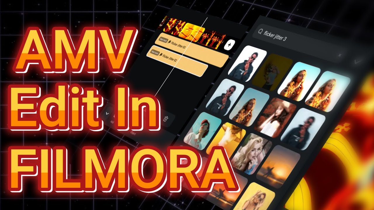 Make AMV Edits on Filmora Mobile | Easy Anime Music Video Editing ...