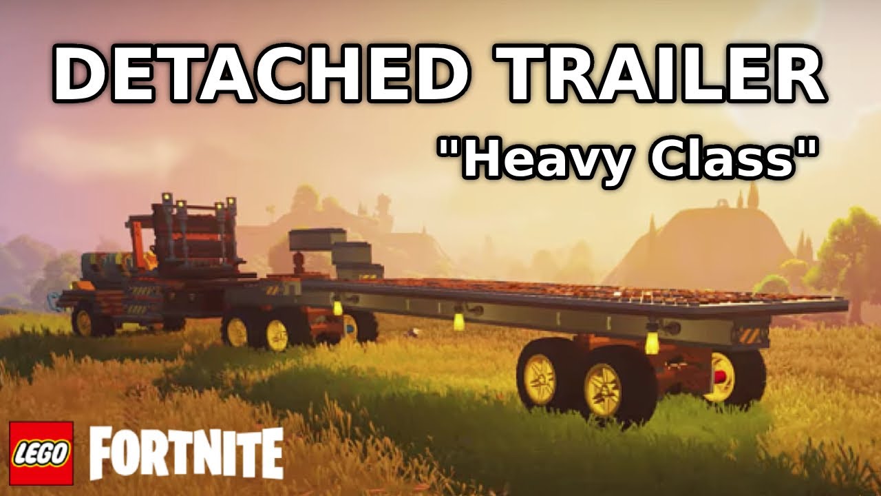 Tutorial - Detached Trailer for Trucks | LEGO FORTNITE - YouTube