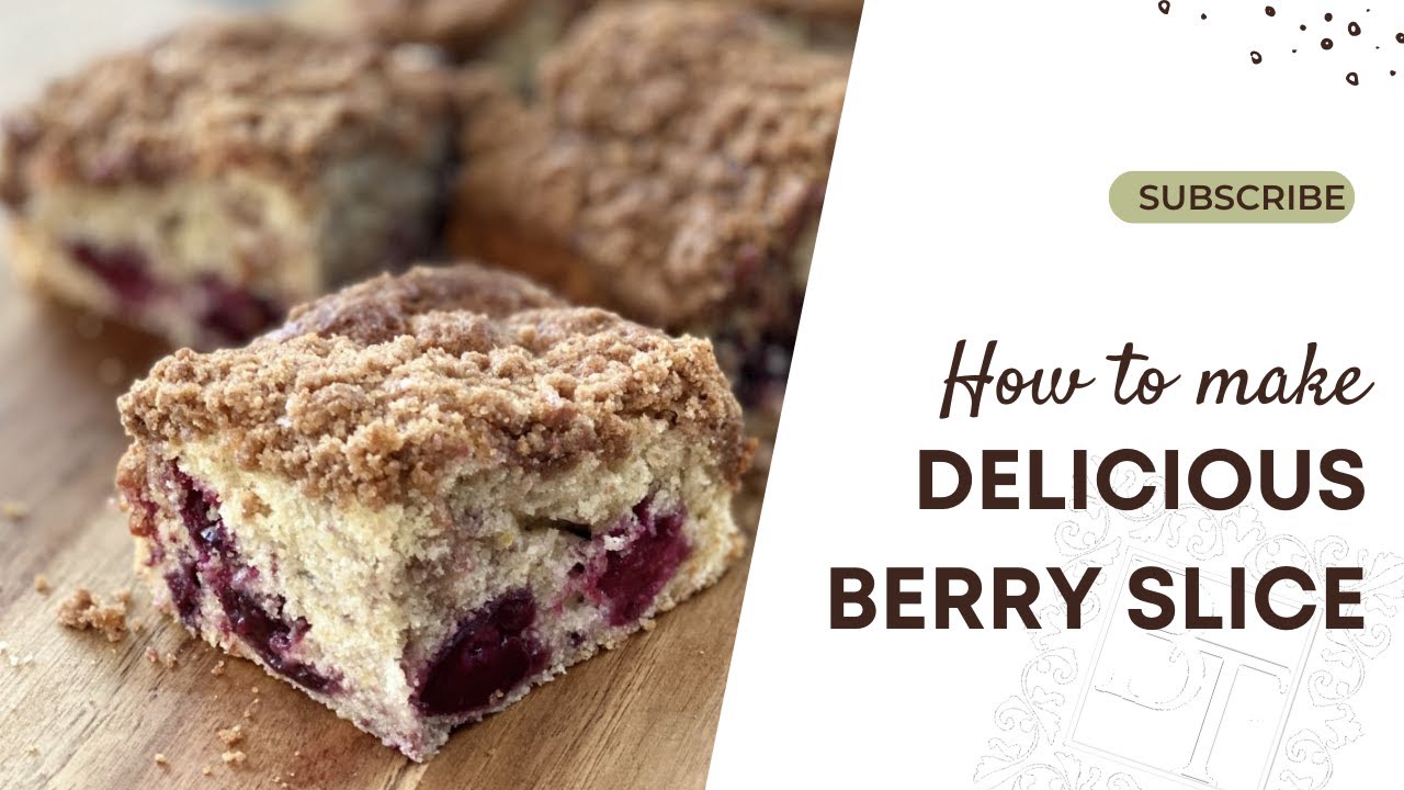 Bec's Berry Easy Slice Recipe | Quick & Delicious Tutorial - YouTube