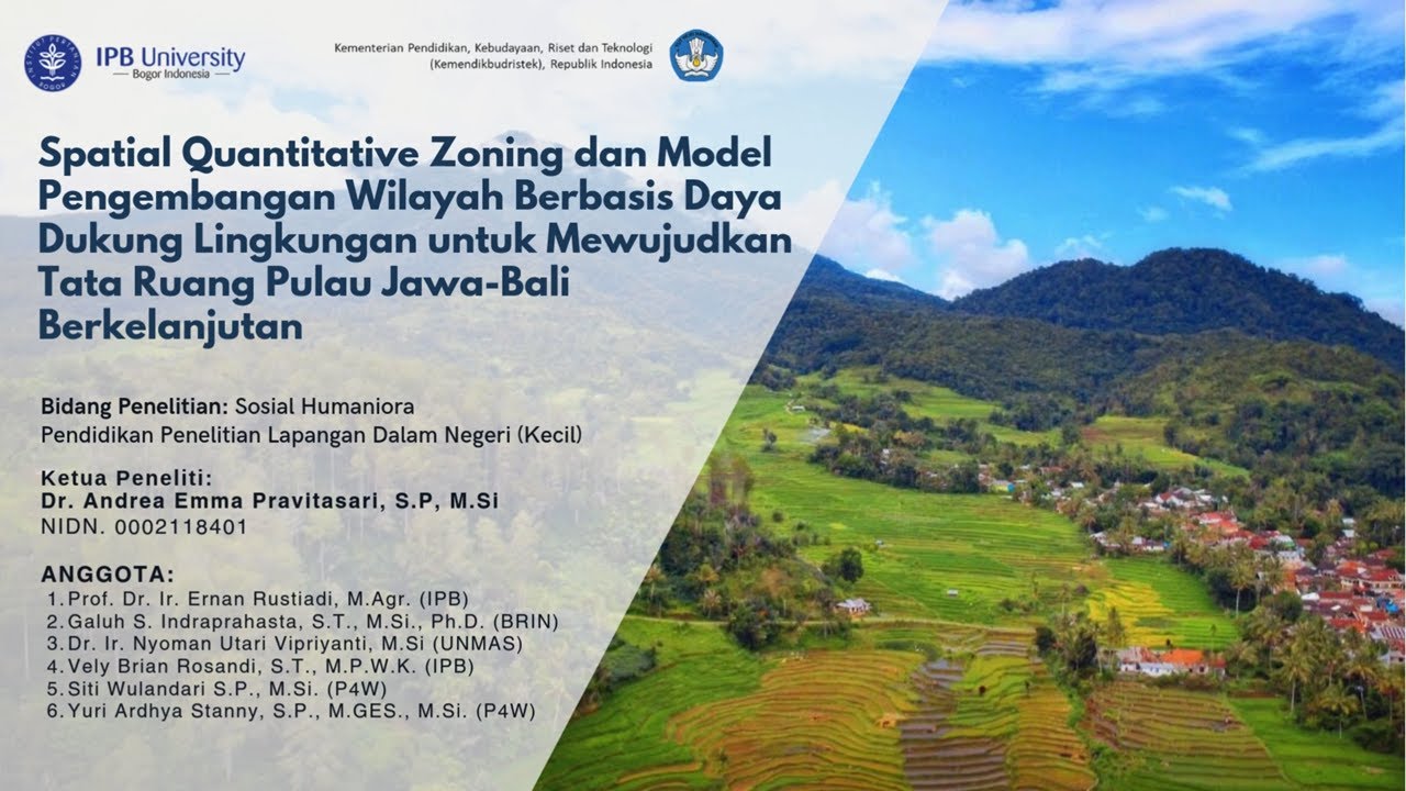 Spatial Quantitative Zoning dan Model Pengembangan Wilayah Berbasis ...