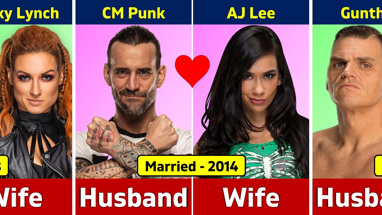 WWE Couples Who Married in Real Life - YouTube