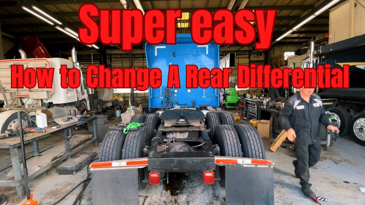 How to Change a Rear Differential on Heavy Duty Truck - YouTube