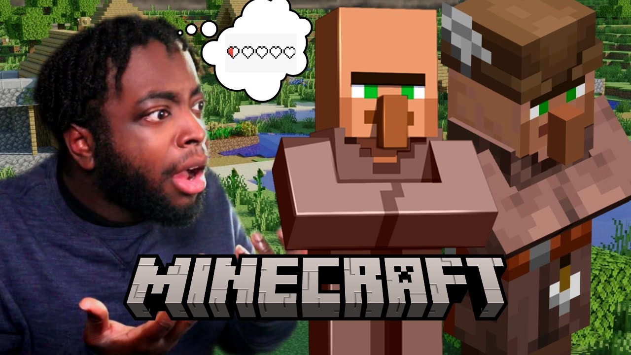 MINECRAFT VILLAGERS ARE MEAN AF!!! - YouTube