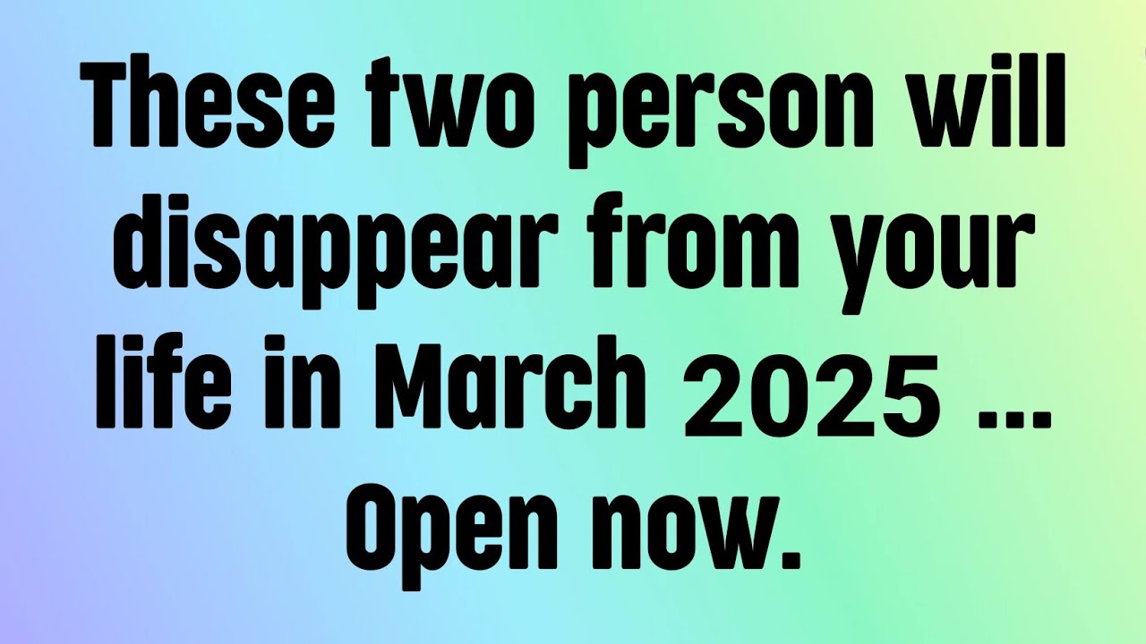 🌈God message today | These two person will disappear from your life in ...