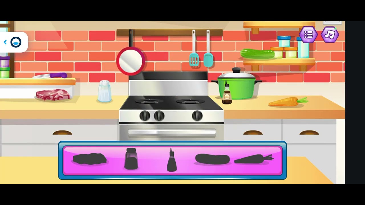 Aku koki terkenal!!(cooking Korean lesson/ poki games/google - YouTube