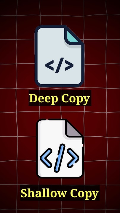 Deep Copy Vs Shallow Copy Explanation #shorts #ytshorts #shortvideo # ...