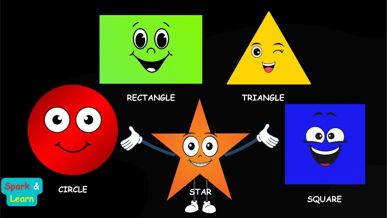 Shapes Adventure! 🚀 Learn Circle, Triangle, Heart, Rectangle Hexagon ...