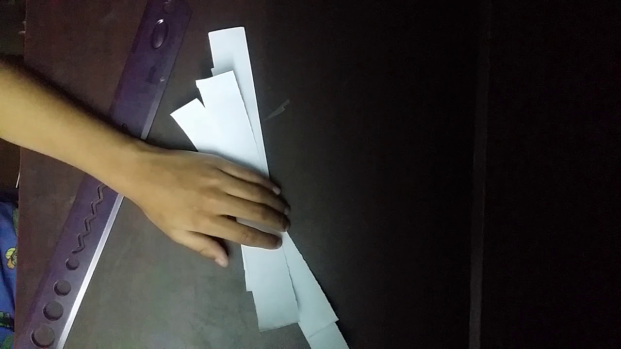 How to make a paper rope for decoration - YouTube