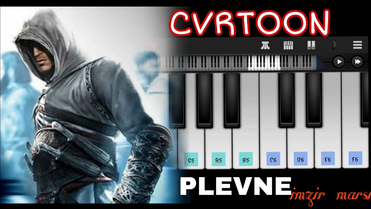 CVRTOON- Izmir Marsi || (Plevne Ringtone piano notes) || DUMANGOLI ...