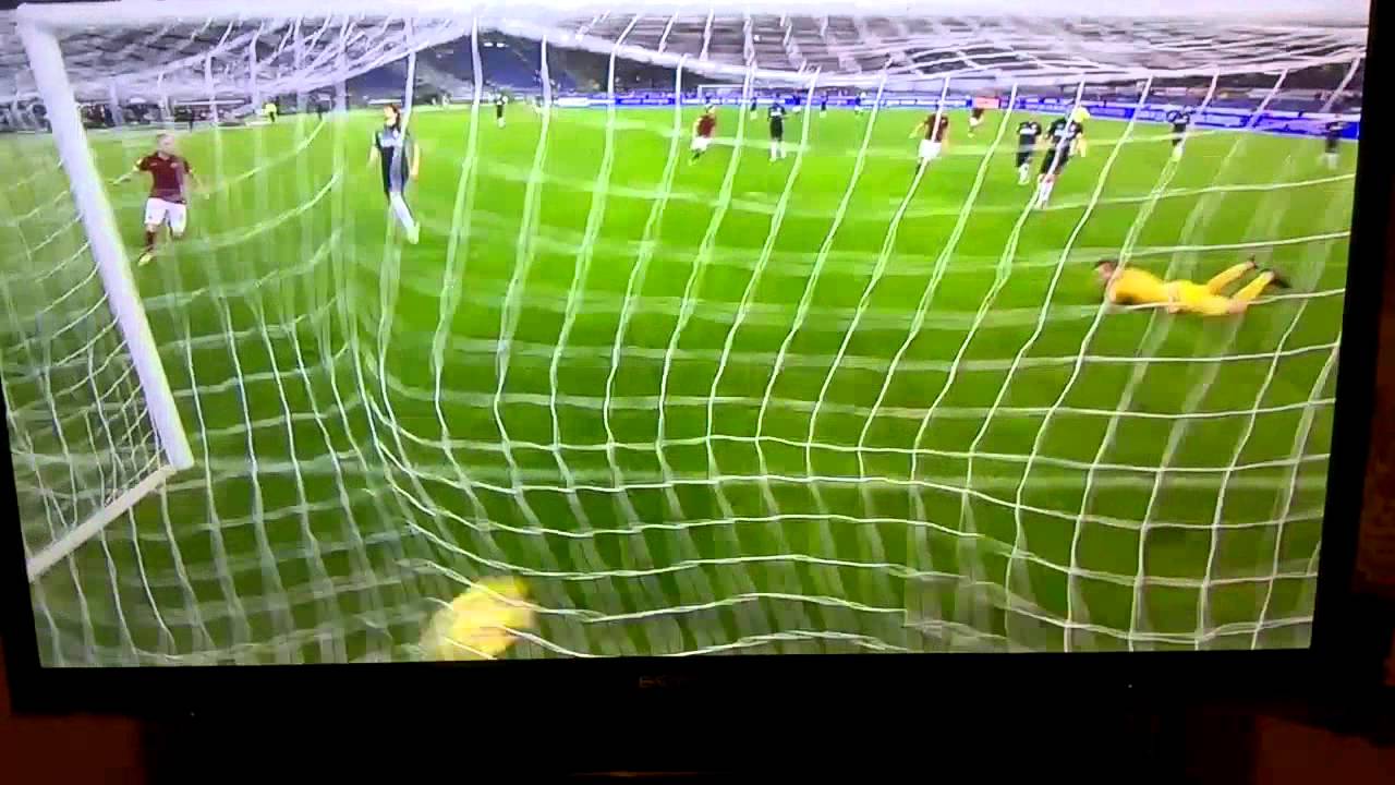 Jose Holebas amazing goal As Roma - Inter Milan 2-1 30.11.2014 - YouTube