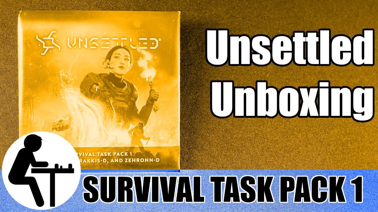 Unsettled Unboxing: Survival Task Pack 1 - YouTube