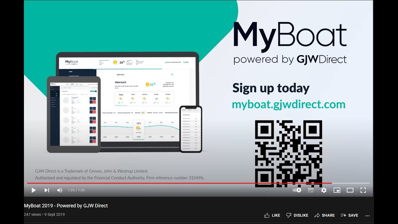 MyBoat, powered by GJW Direct - YouTube