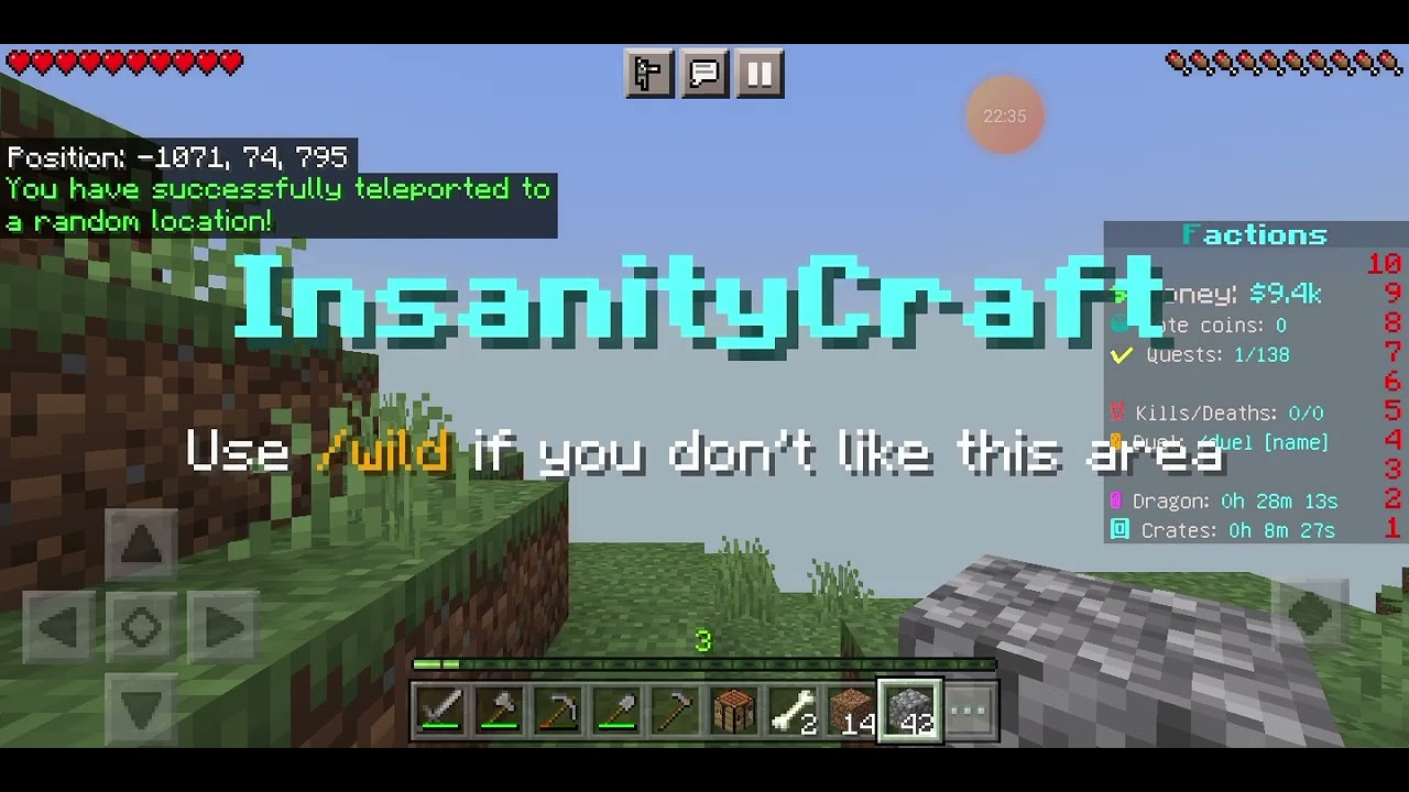 Minecraft, but it's just Minecraft - Minecraft insanity craft - YouTube