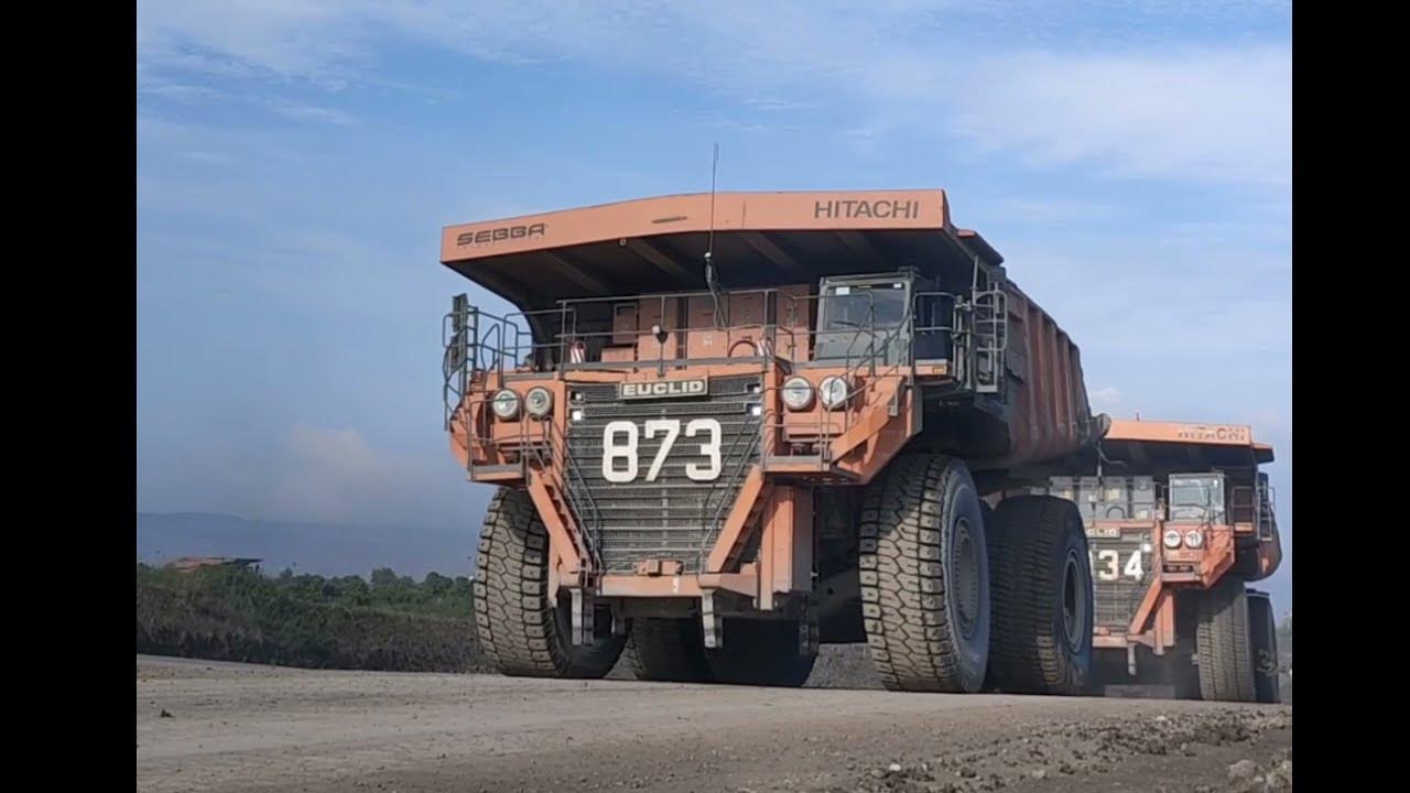 EUCLID EH5000 Haul Truck Tambang Terbesar Di Kalimantan - YouTube