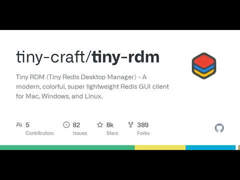 GitHub - tiny-craft/tiny-rdm: A Modern Redis GUI Client - YouTube