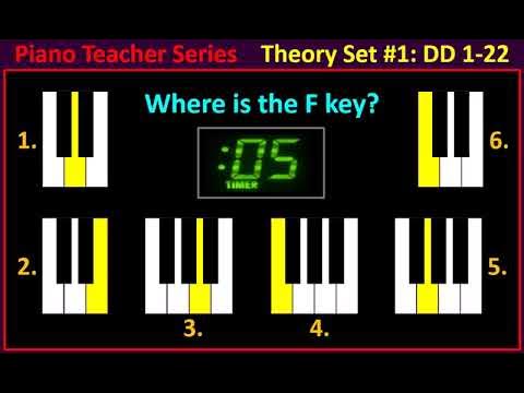 Piano Keyboard for Kids MUSIC THEORY Reading CDEFG - YouTube