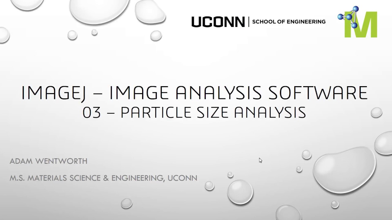 Imagej Particle Size Analysis Youtube