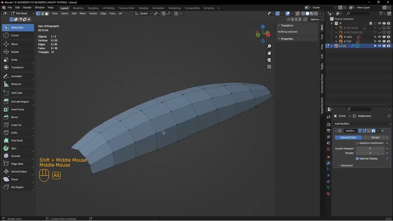 F101 Voodoo project: Bubble canopy techniques for Blender - YouTube