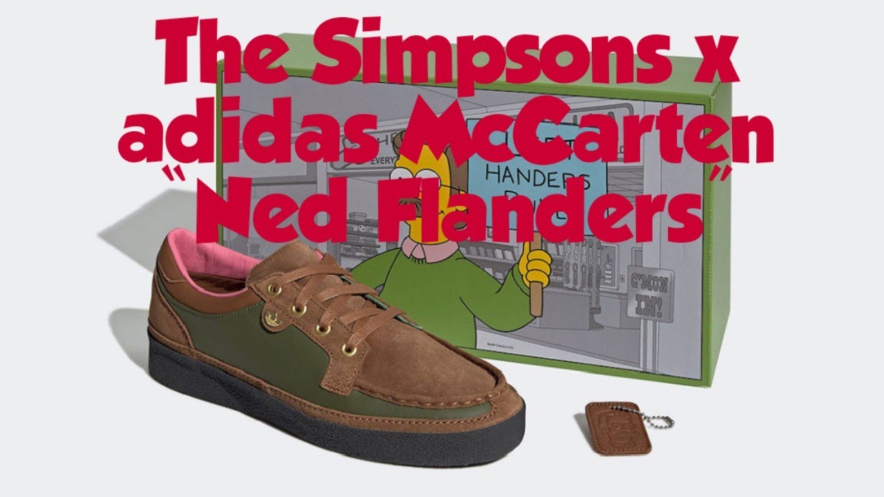 The Simpsons x adidas McCarten “Ned Flanders” - YouTube