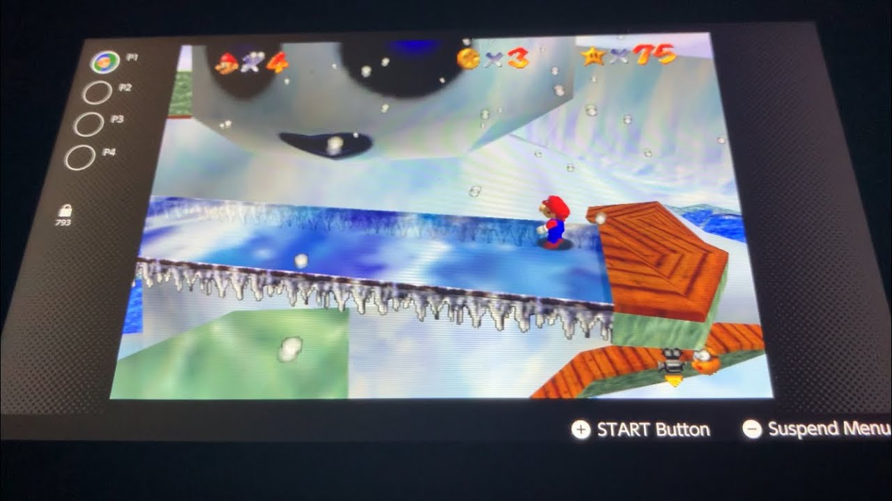 Super Mario 64 (Nintendo 64) Snowman's Big Head (Snowman's Land) - YouTube