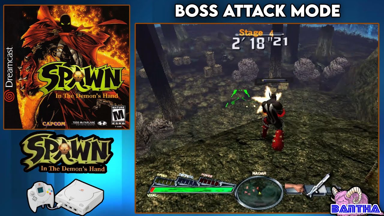 Spawn - In the Demon's Hand - Boss Atack[Spawn] - (Sega Dreamcast - Capcom - 2000) - YouTube