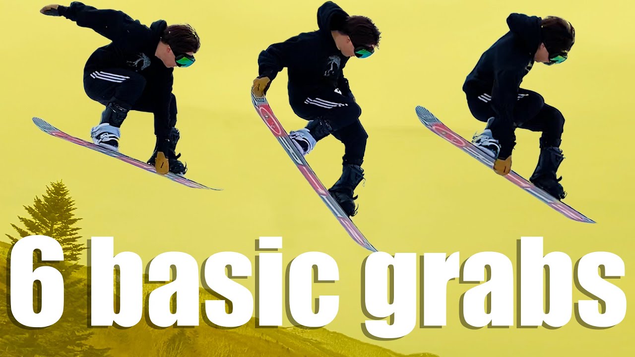 【Kicker】6 basic grab tricks for beginners you have to know - YouTube