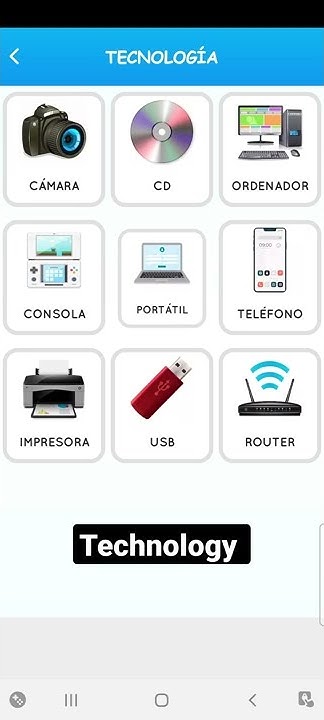 Learn Spanish for beginners Technology ( technologia) - YouTube