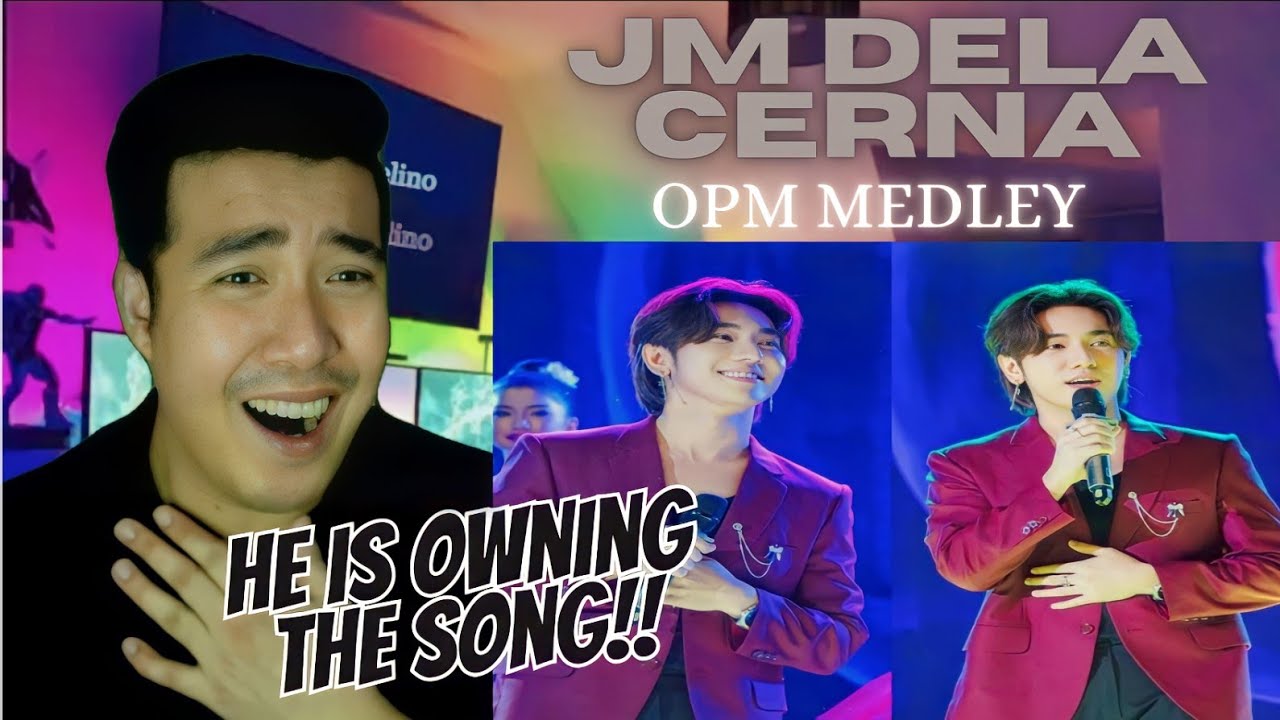 [REACTION] JMIELLE | JM Dela Cerna OPM MEDLEY - YouTube
