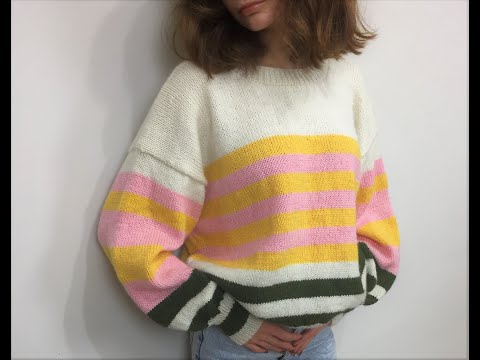 Sunset Kazak 2 #kazakyapımı #knitting #örgü #knittingpullover