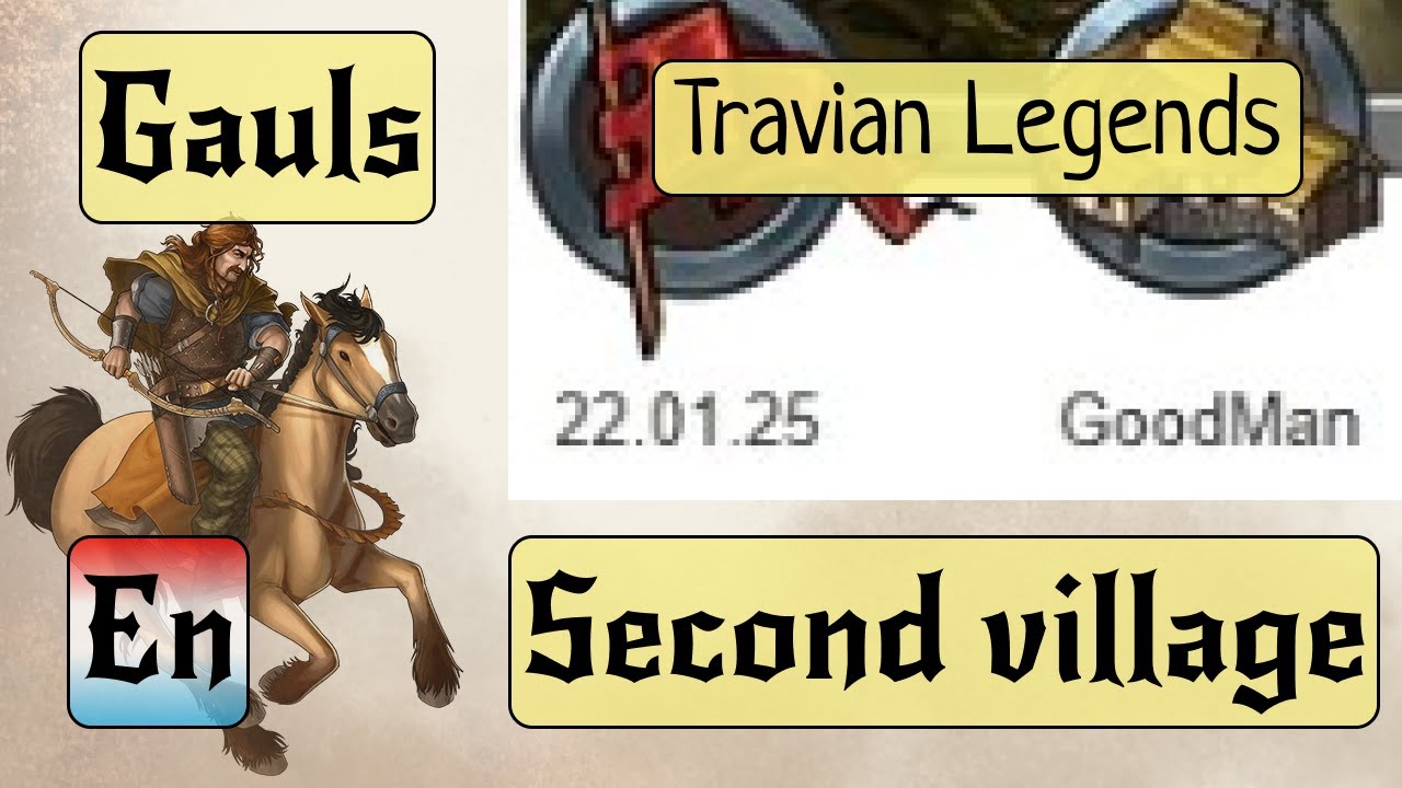 Second village + 1 celebration + Thunders Travian: Legends - YouTube