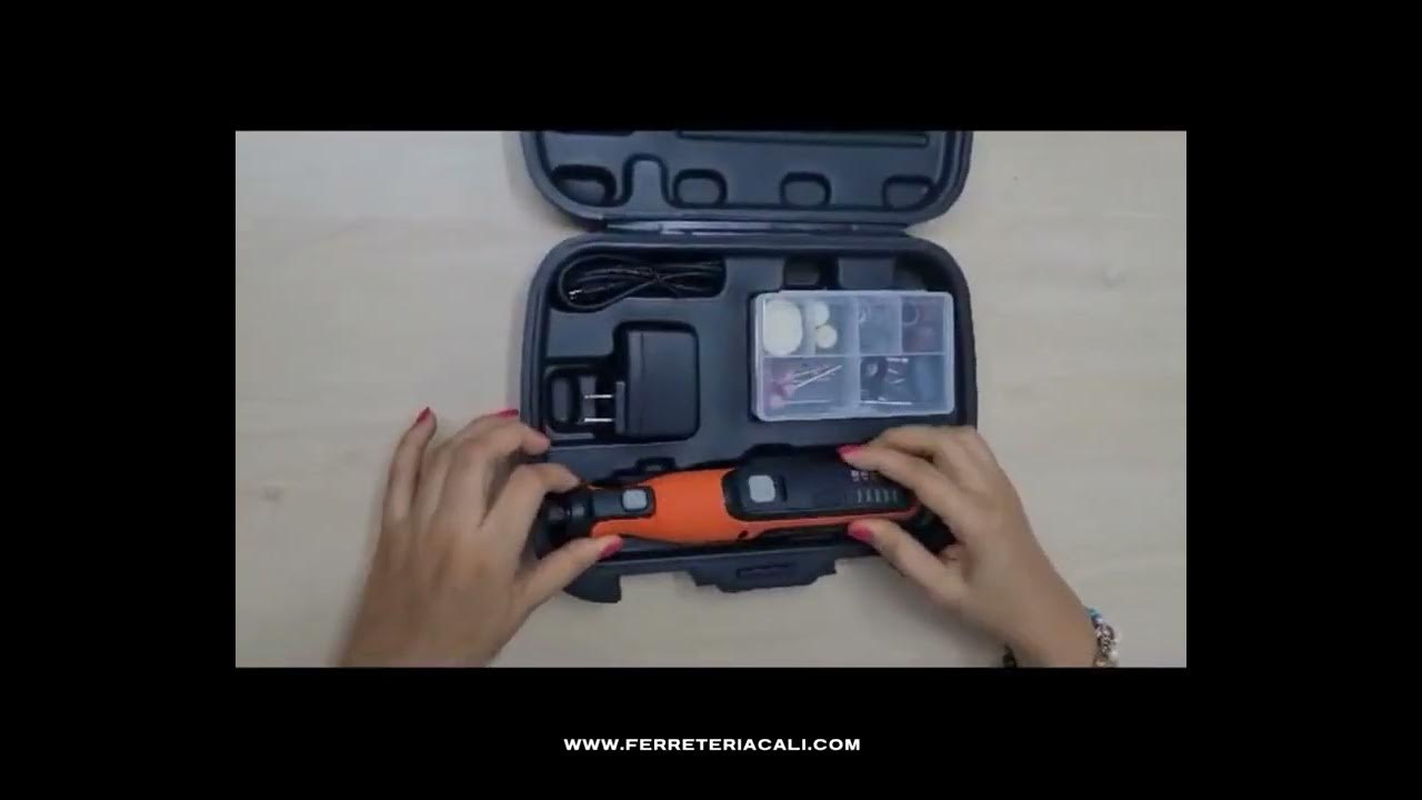 Multiherramienta Mototool Inalambrico 8v 35 Accesorios Bcrt8k35-b3 BLACK + DECKER - YouTube