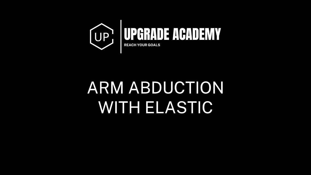 Arm abduction with elastic - Exercise - YouTube