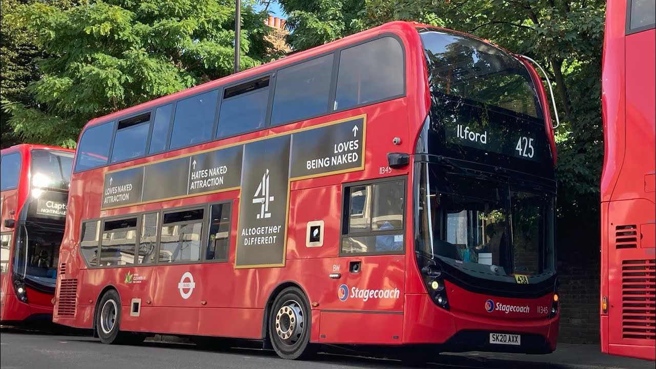 FRV. Stagecoach Route 425 Ilford - Clapton, Nightingale Road. Enviro400 ...