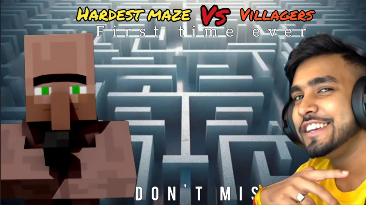 VILLAGERS COMPLETE MAZE FOR $10,000 | MINECRAFT ULTIMATE CHALLENGE ...