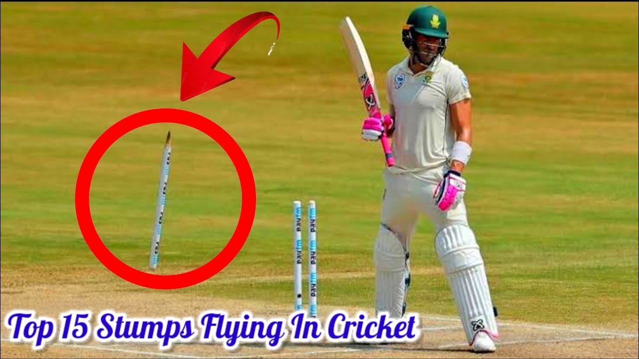 Top 15 "Stumps Flying" wickets in Cricket History! #cricket # ...