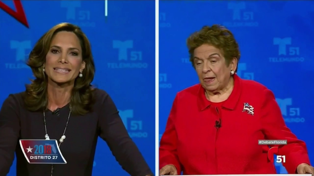 María Elvira Salazar: Debate en Telemundo 51 - YouTube