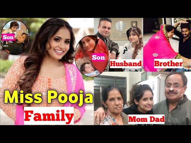 Miss Pooja Husband Name Sangharsh Punjabi Singer Miss Pooja With Her