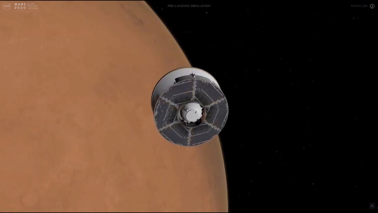 Perseverance at Mars: Cruise Stage separation confirmed! - YouTube