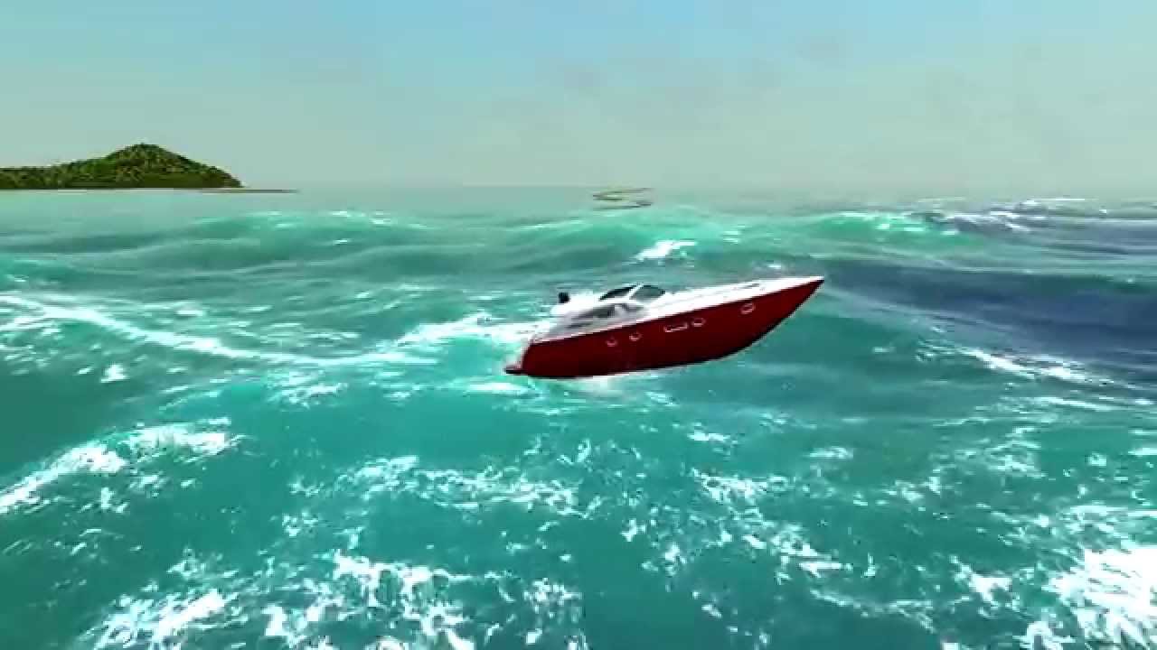 Yacht Wave Jumping - YouTube