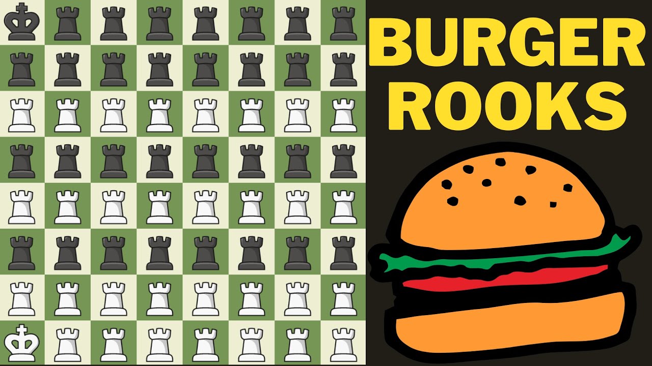 Burger of 62 rooks where instead of cheese chess tricks | Fairy Chess ...