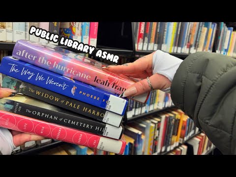 Public ASMR at the Library 📚 | Tapping, Scratching, Page Turning, Tracing, Crinkles - YouTube