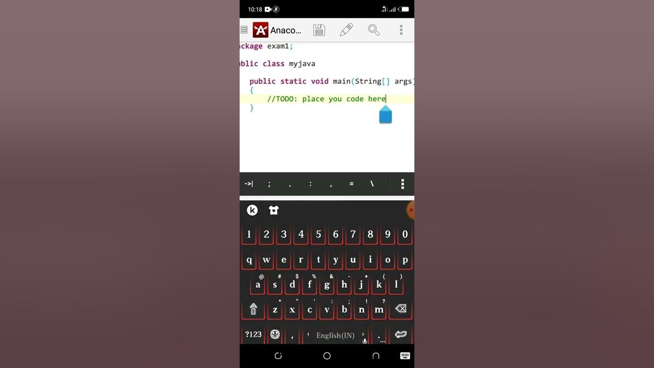 run java code with your phone easily - YouTube