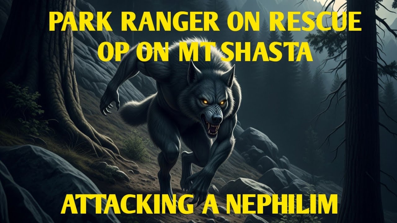 DOGMAN SEEN BY PARK RANGER ON RESCUE OP ON MT SHASTA ATTACKING NEPHILIM ...