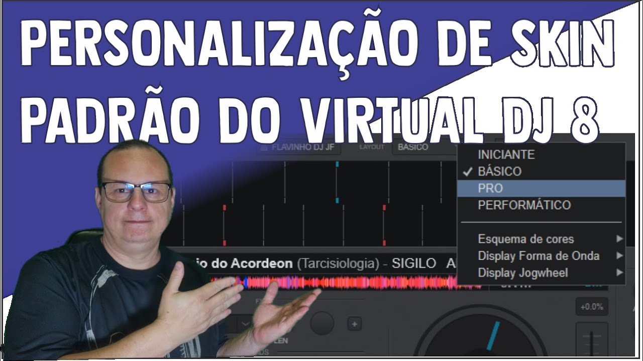 PERSONALIZAÇÃO DE SKIN PADRÃO DO VIRTUAL DJ 8 - YouTube
