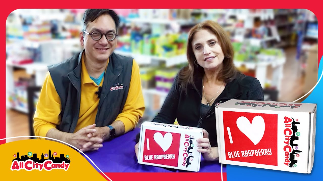 Stop the Blues with the New I Love Blue Raspberry Box! - YouTube